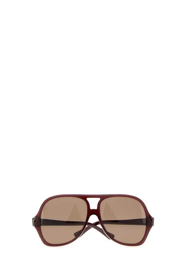 Chloé Burgundy Acetate Salome Sunglasses