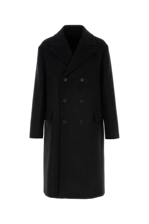 Fendi Coat Db Wool - Multicolor