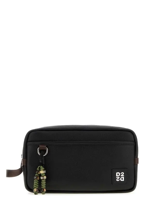 Dsquared2 Leather Upside Down Beauty Case