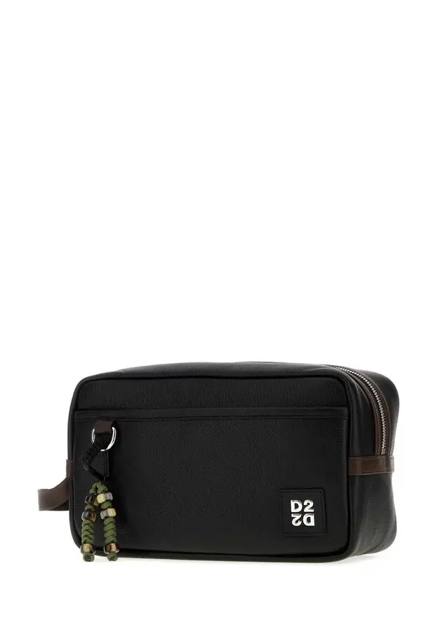 Dsquared2 Leather Upside Down Beauty Case