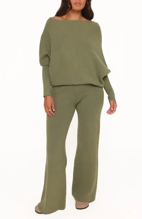 PETAL & PUP Gennie Two-piece Knitted Pant Set