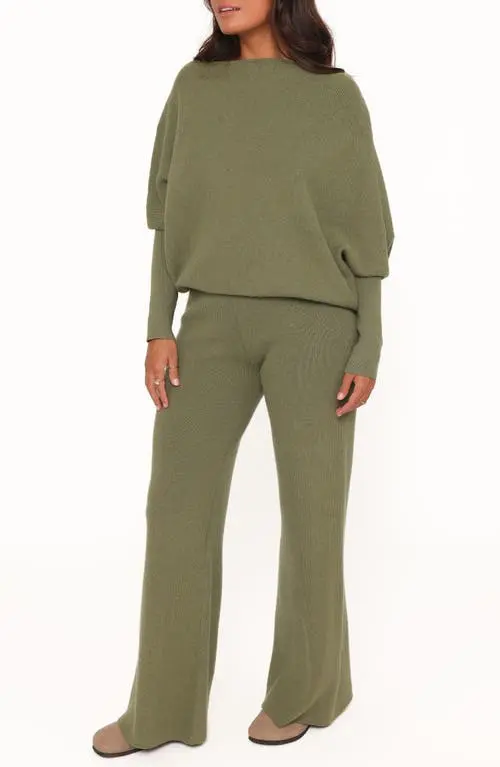 PETAL & PUP Gennie Two-piece Knitted Pant Set