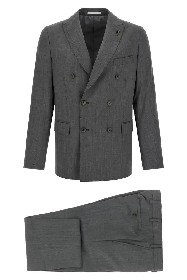 Pal Zileri Double-breasted Wool Dress