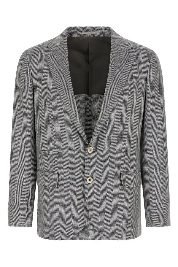 Brunello Cucinelli Deconstructed Single-breasted Blazer