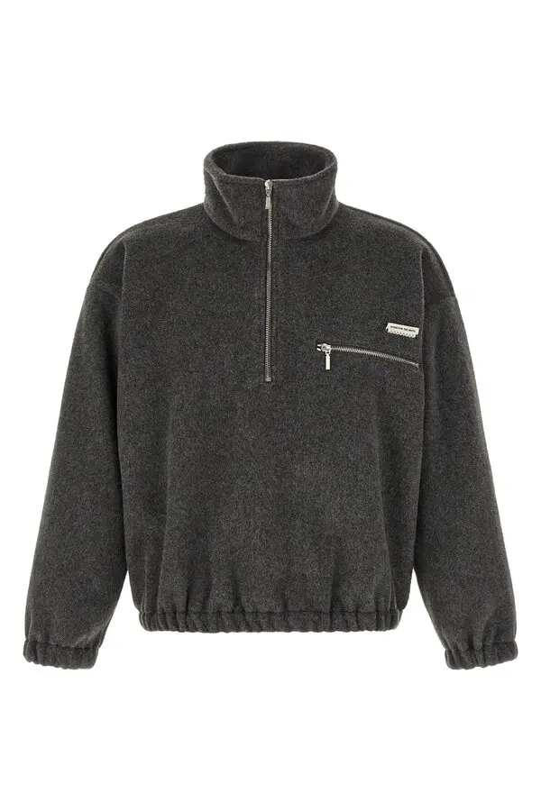 SONG FOR THE MUTE Half-zip Sweater
