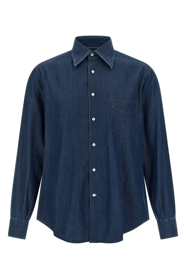 Brunello Cucinelli Lightweight Denim Shirt