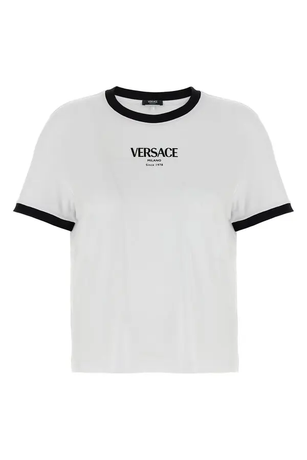 Versace Logo T-shirt - White/black