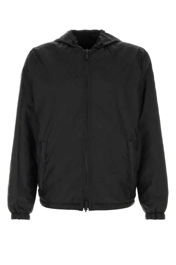 Burberry Printed Nylon Reversible Jacket - Multicolor