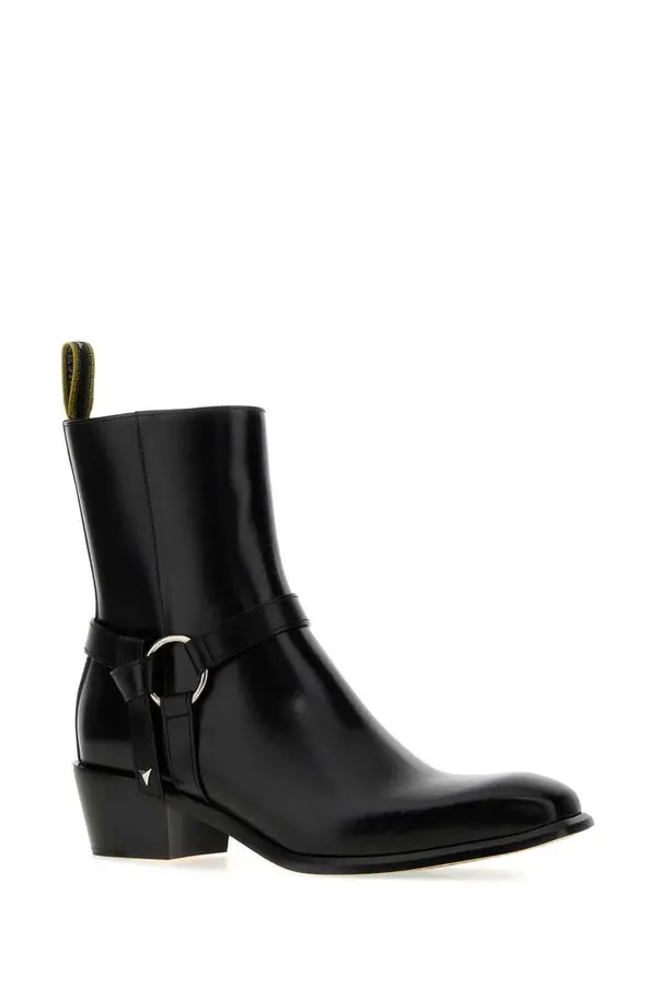 Fendi Leather Ankle Boots