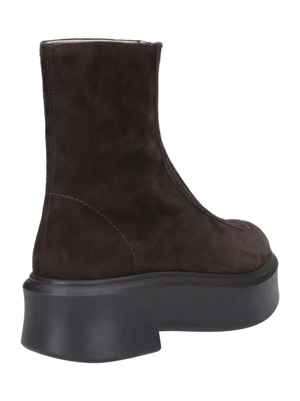 THE ROW Ankle Boots "zipped Boot 1 - Brown