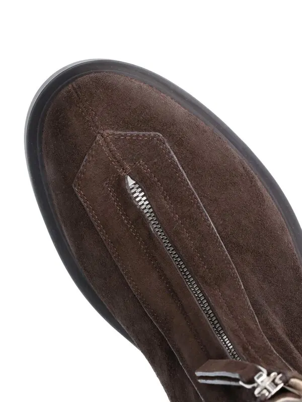 THE ROW Ankle Boots "zipped Boot 1 - Brown