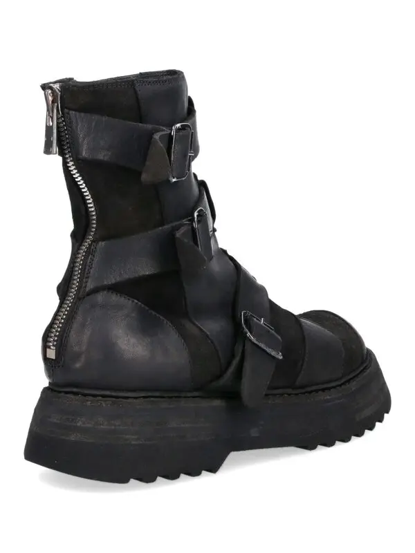 Guidi Buckle Ankle Boots