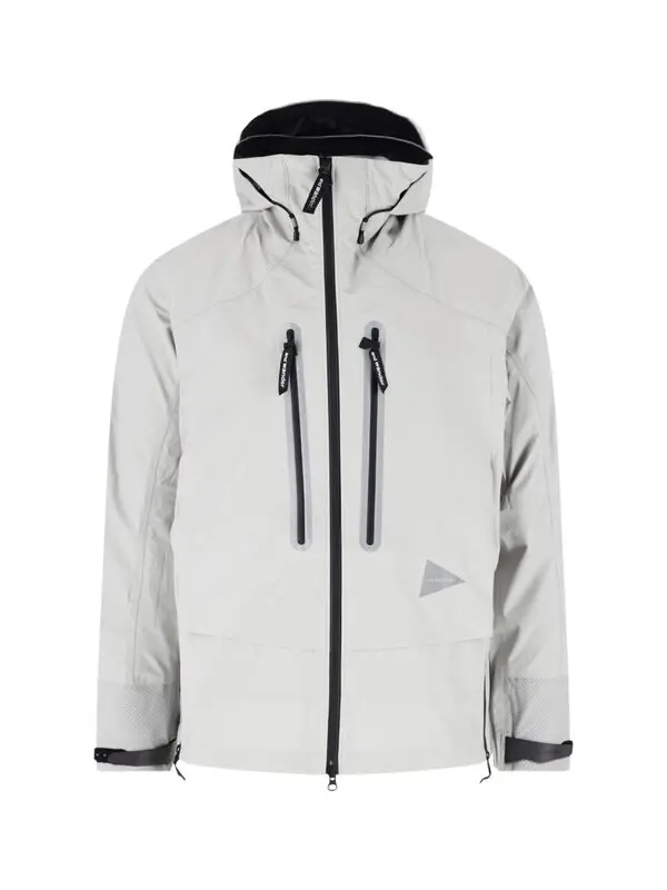 AND WANDER Waterproof Jacket "pertex® Shield - Gray