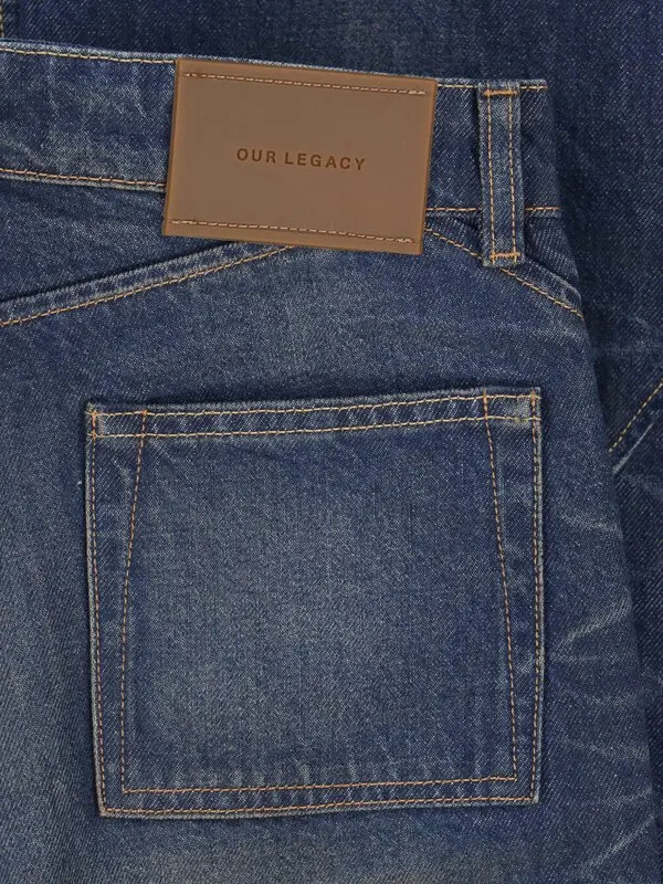 Our Legacy Flared Jeans "moto Cut - Blue