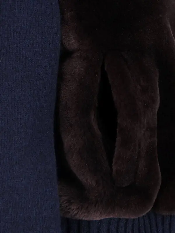 Miu Miu Shearling And Knit Blouson