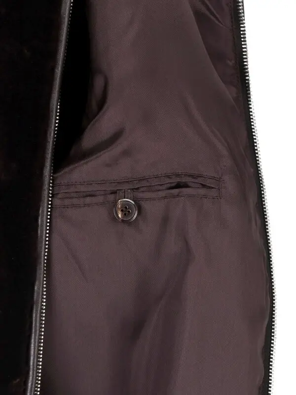 Miu Miu Shearling And Knit Blouson