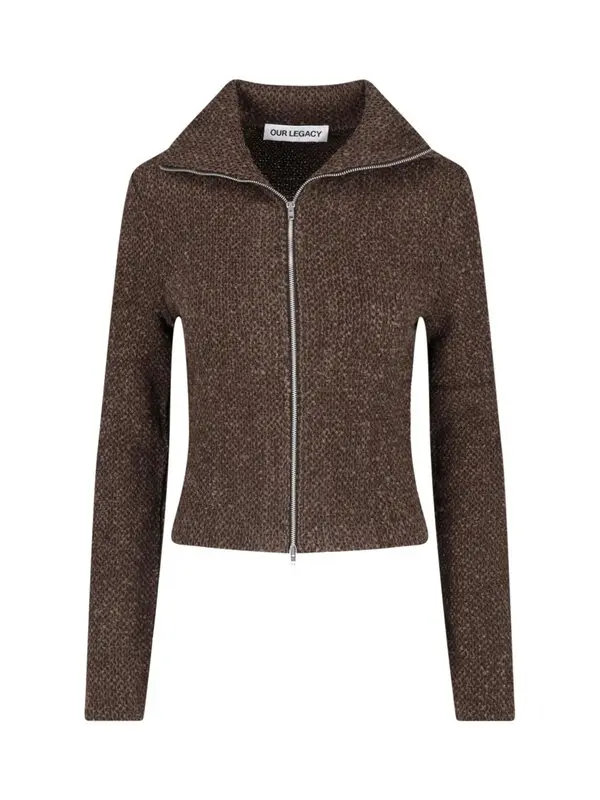 Our Legacy Zip Cardigan "shrunken - Brown