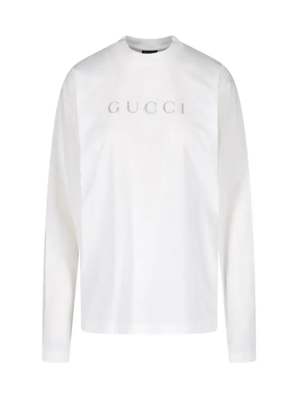 Gucci Cotton Jersey T-shirt With Print - White