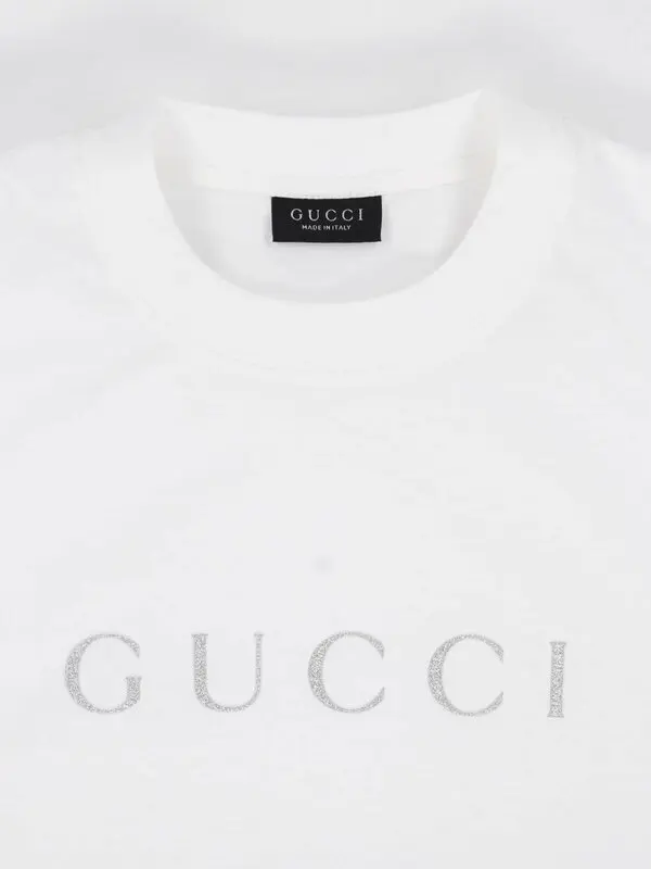 Gucci Cotton Jersey T-shirt With Print - White