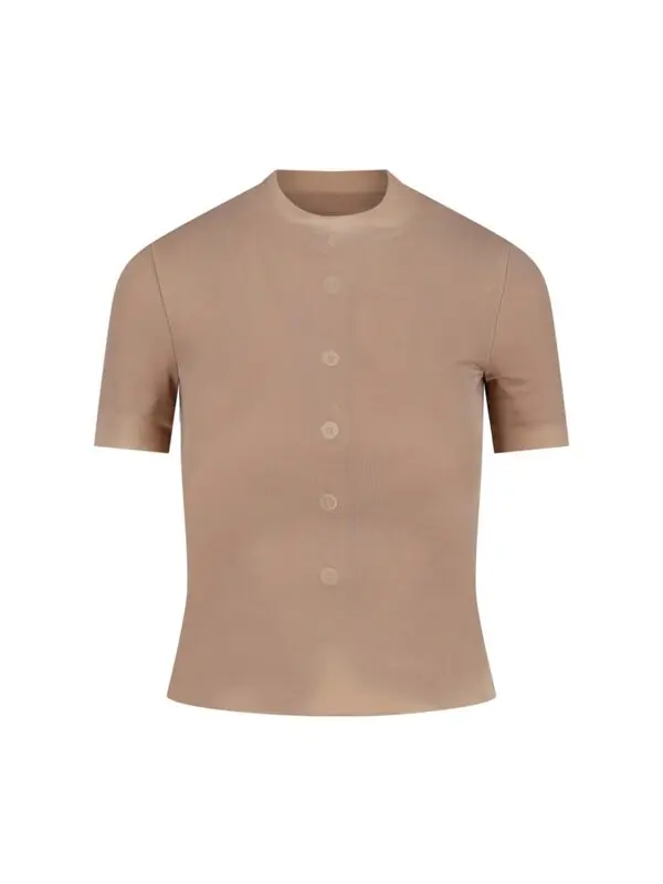 MAISON MARGIELA Cupro T-shirt - Pink
