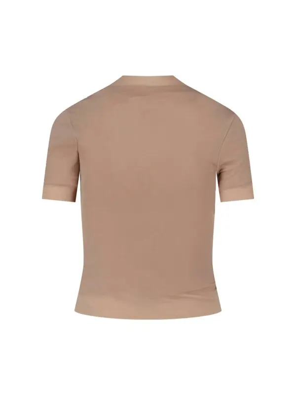 MAISON MARGIELA Cupro T-shirt - Pink