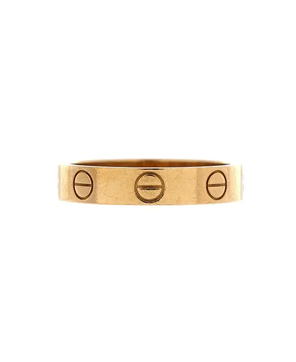 CARTIER Love Wedding Band Ring 18k
