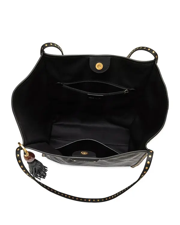 Rebecca Minkoff Dylan Large Studded Leather Tote - Black
