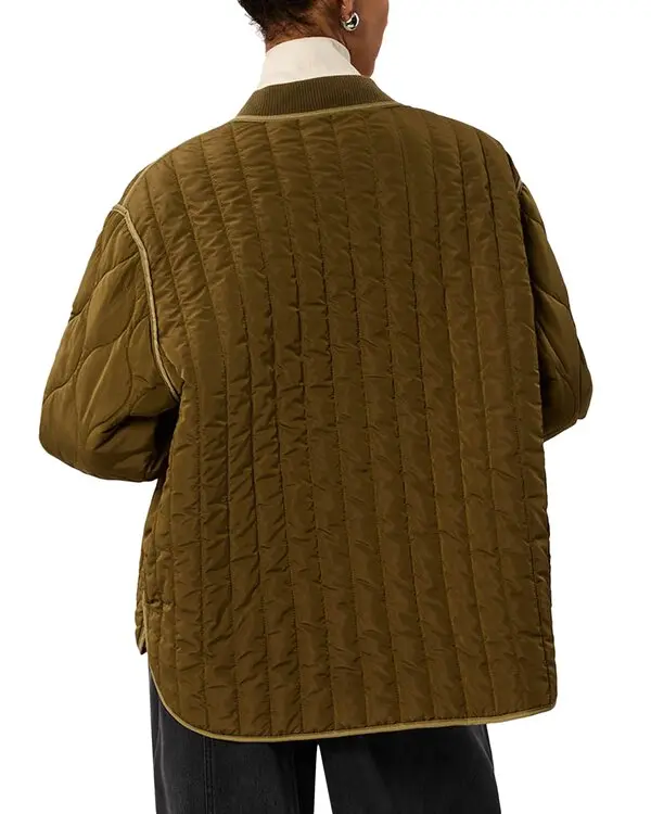 Whistles Reversible Quilted Coat