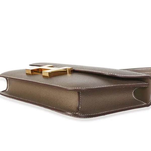 Hermès Etoupe Epsom Constance 1-elan Ghw - Gray
