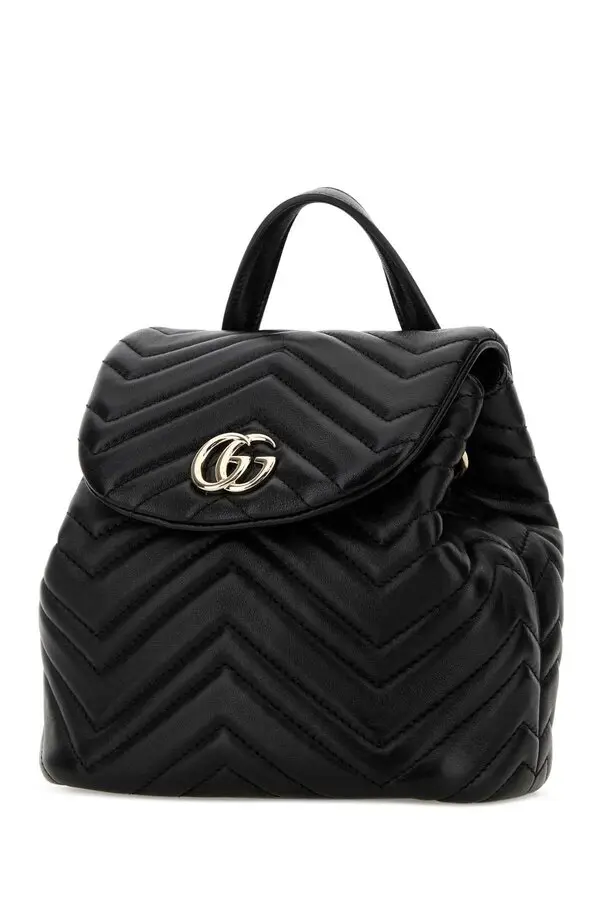 Gucci Leather Mini Gg Marmont Backpack