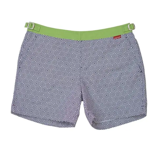PATER ET FILIUS Aristocrat Swim Shorts The Aristocrat Collection - Blue