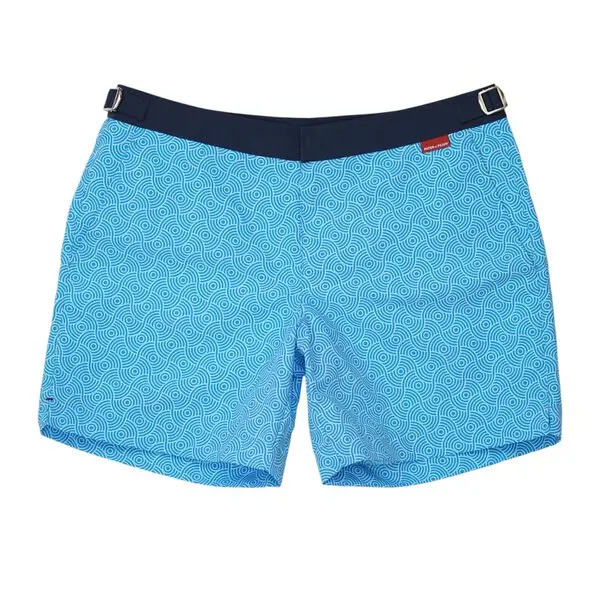 PATER ET FILIUS Renegade Swim Shorts The Aristocrat Collection - Blue