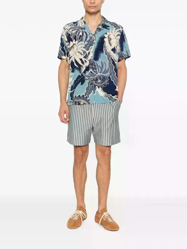 JW Anderson Floral-print Camp-collar Shirt