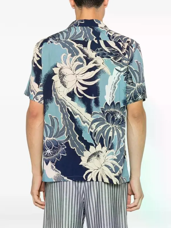 JW Anderson Floral-print Camp-collar Shirt
