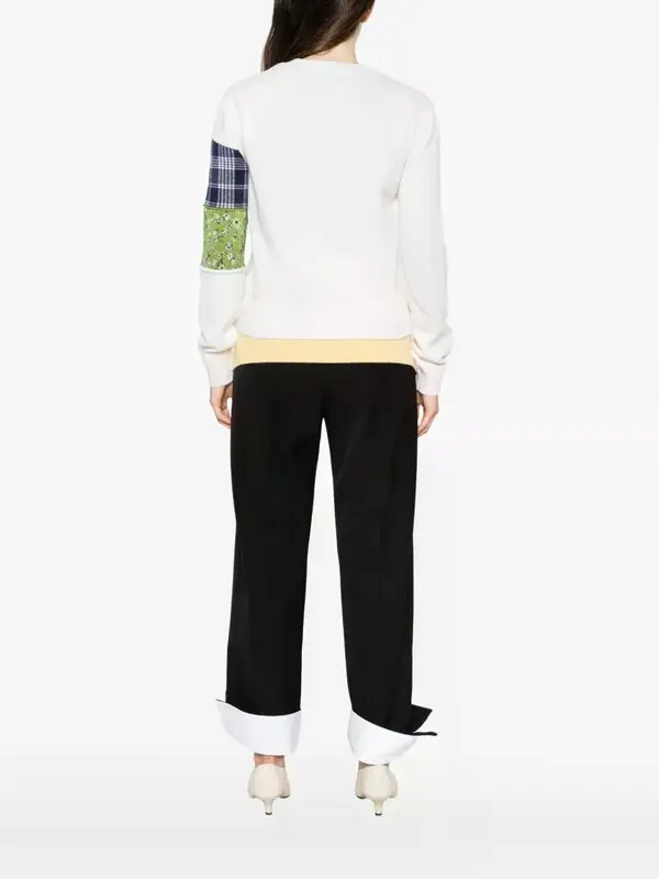 Loewe X Cosima Von Bonin Patchwork Sweater - White