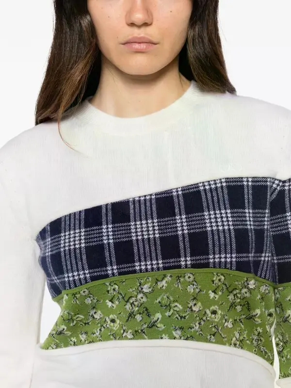 Loewe X Cosima Von Bonin Patchwork Sweater - White