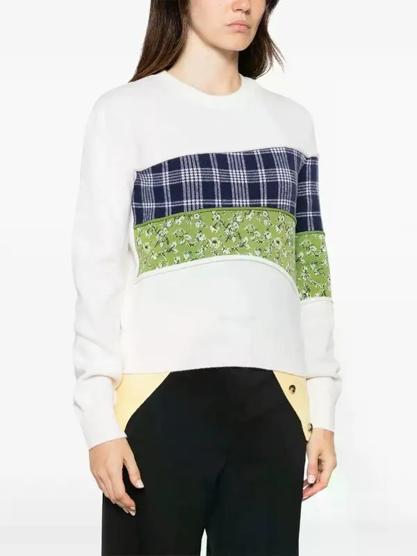 Loewe X Cosima Von Bonin Patchwork Sweater - White