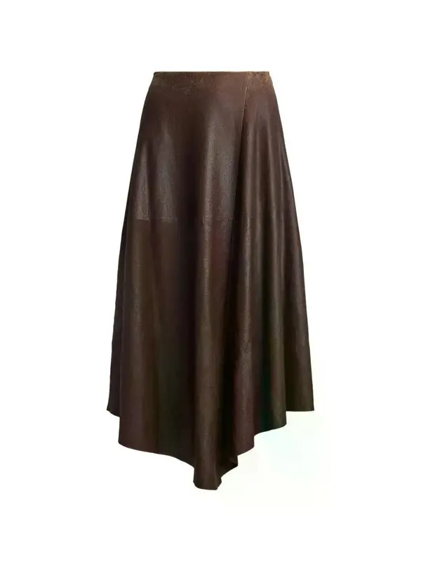 Ralph Lauren Cecilie Asymmetric Skirt - Brown