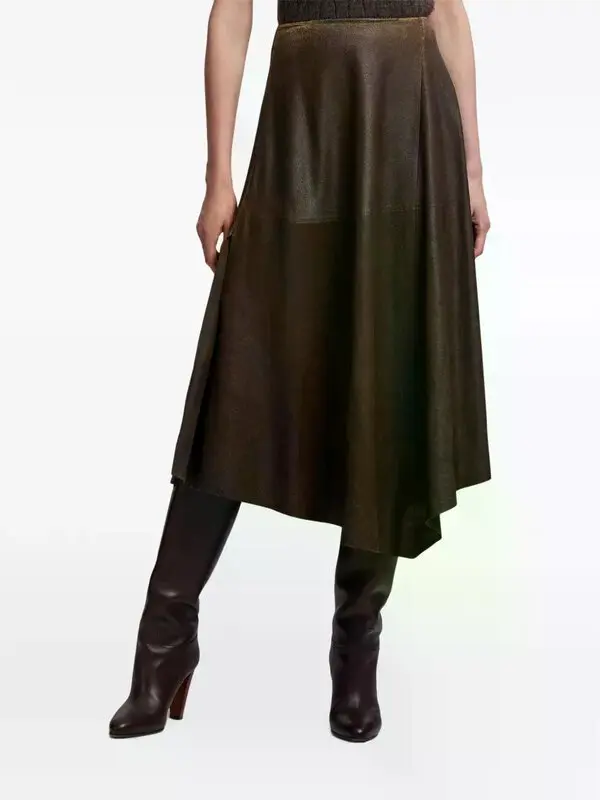 Ralph Lauren Cecilie Asymmetric Skirt - Brown