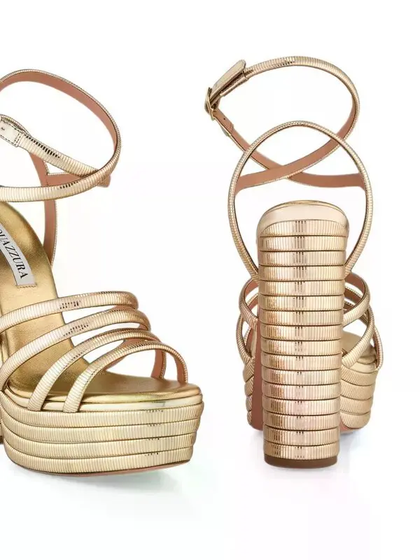 AQUAZZURA Heatwave Sandal Plateau 140