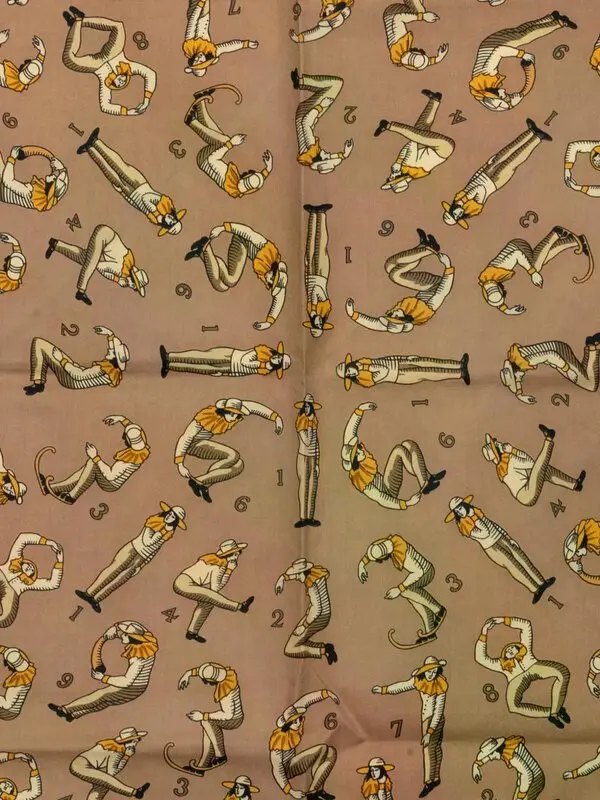 Hermès 1990-2010 Equestrian Silk Scarf 65 Scarves - Brown
