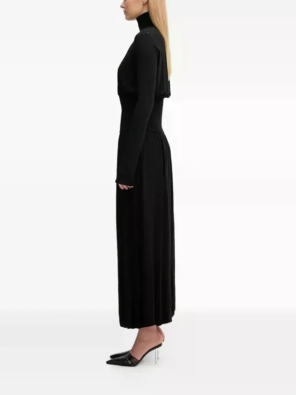 Sportmax Long-sleeve Midi Dress