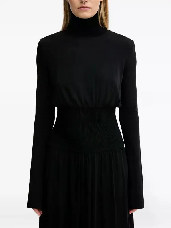 Sportmax Long-sleeve Midi Dress