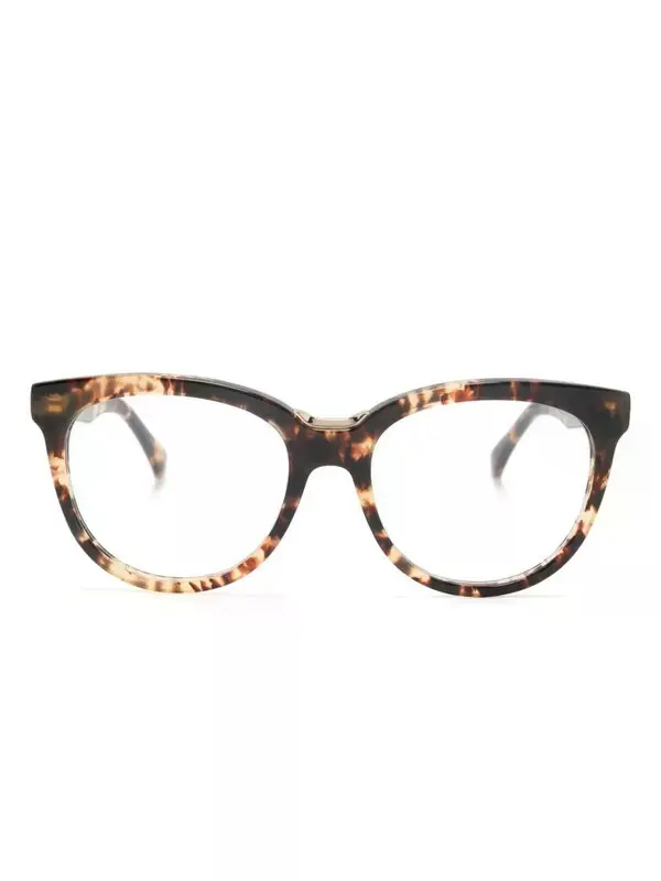 Max Mara Tortoiseshell Cat-eye Frame Sunglasses - Brown