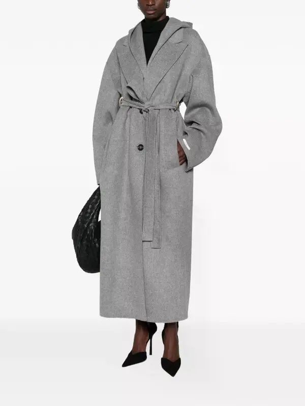 Sportmax Hooded Belted Coat