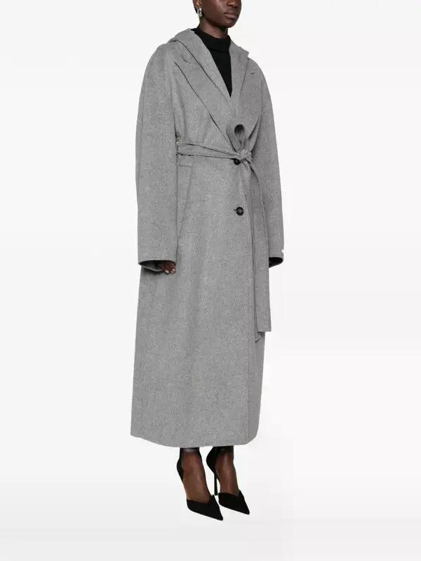 Sportmax Hooded Belted Coat