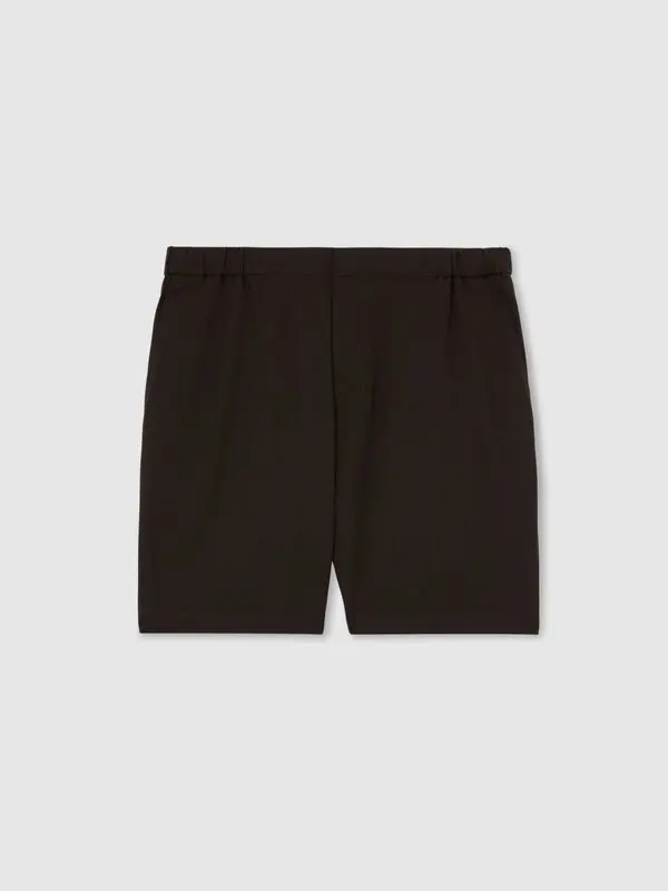 REISS Deck Drawstring Chino Shorts - Brown