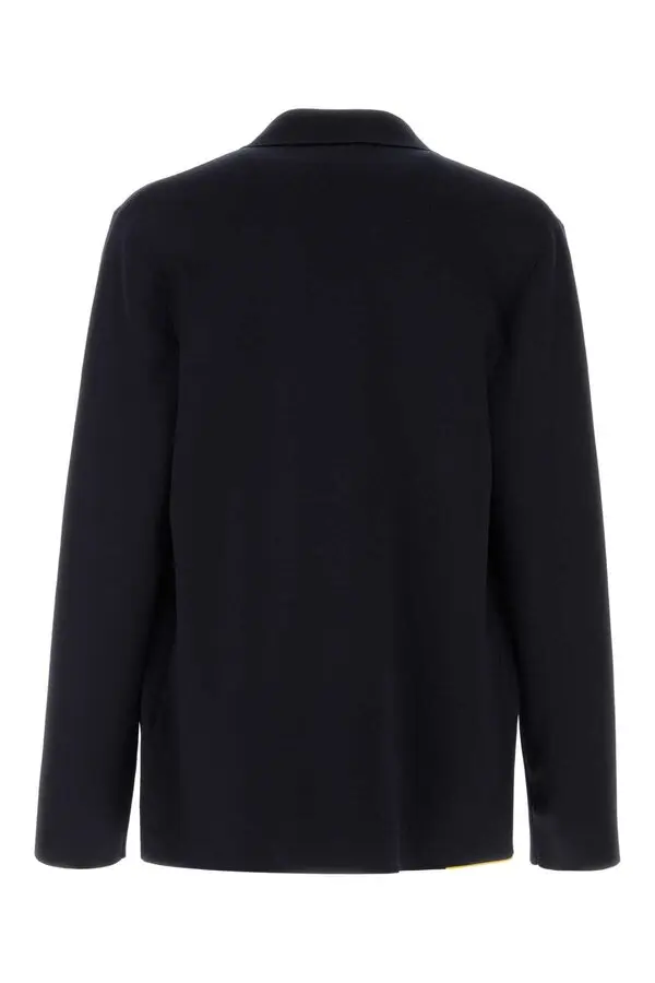 Fendi Midnight Stretch Wool Blend Blazer