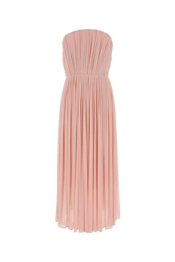 Magda Butrym Stretch Viscose Long Dress - Pink