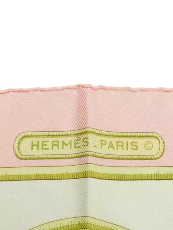 Hermès 1980-2010 Caraibes Silk Scarf 90 Scarves